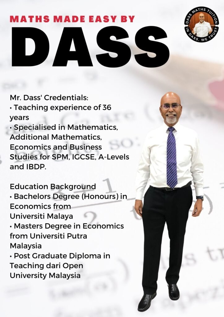 About Dass Maths Tuition | International School Educator | Seminar & Conference Presenter ...